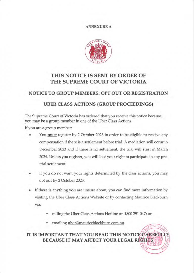Uber Class Action by Maurice Blackburn | Taxi Council Queensland Uber Class Action by Maurice Blackburn | Taxi Council Queensland