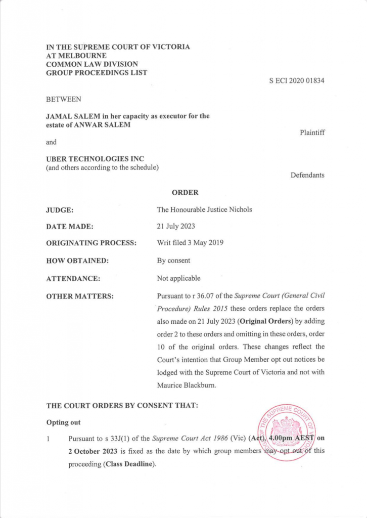 Uber Class Action by Maurice Blackburn | Taxi Council Queensland Uber Class Action by Maurice Blackburn | Taxi Council Queensland